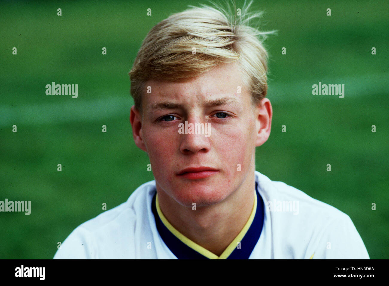DAVID BATTY LEEDS UNITED FC 01 August 1987 Stock Photo - Alamy