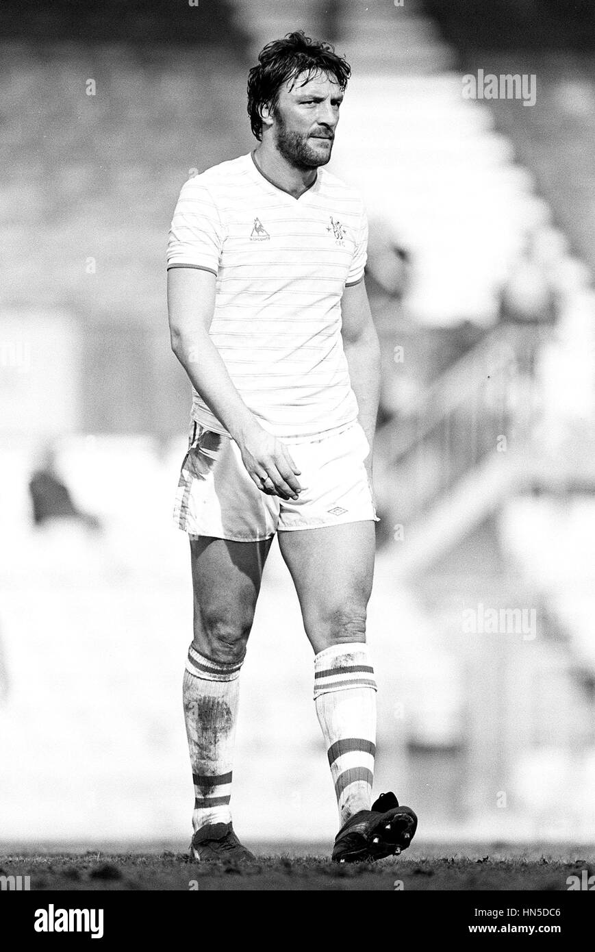 MICKEY DROY CHELSEA FC 21 February 1985 Stock Photo - Alamy