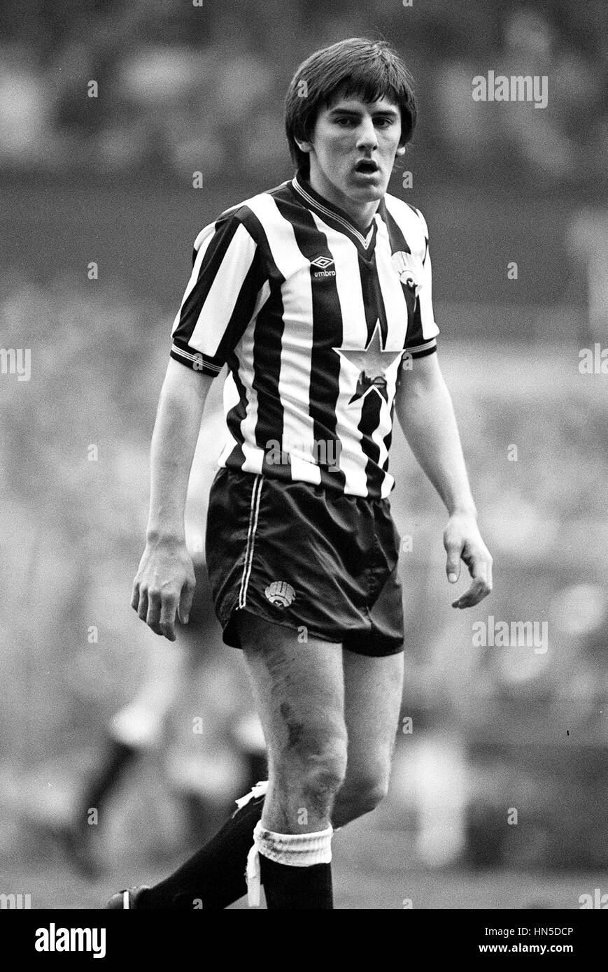 PETER BEARDSLEY NEWCASTLE UNITED FC 04 January 1985 Stock Photo - Alamy