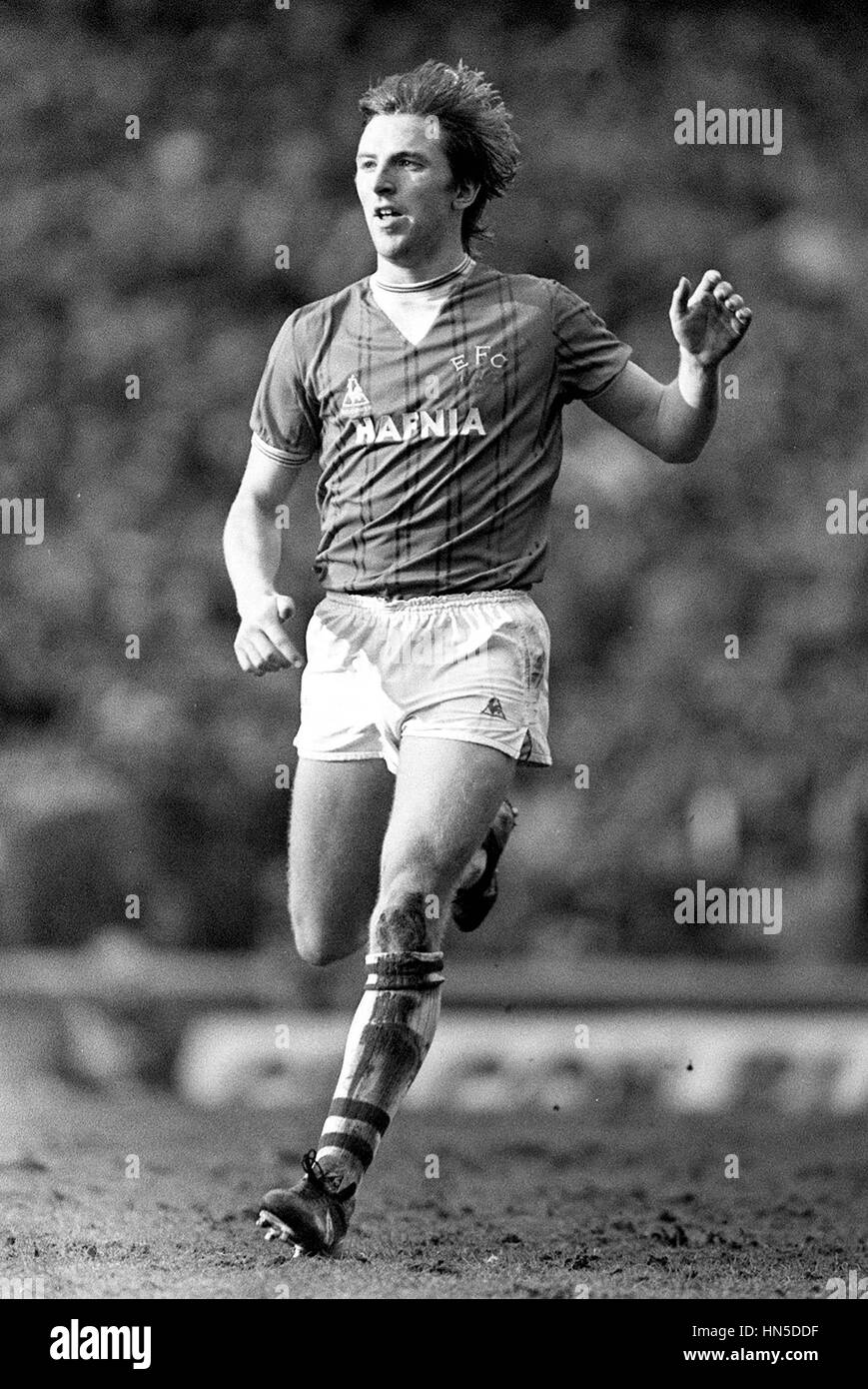 GARY STEVENS EVERTON FC 21 March 1985 Stock Photo - Alamy
