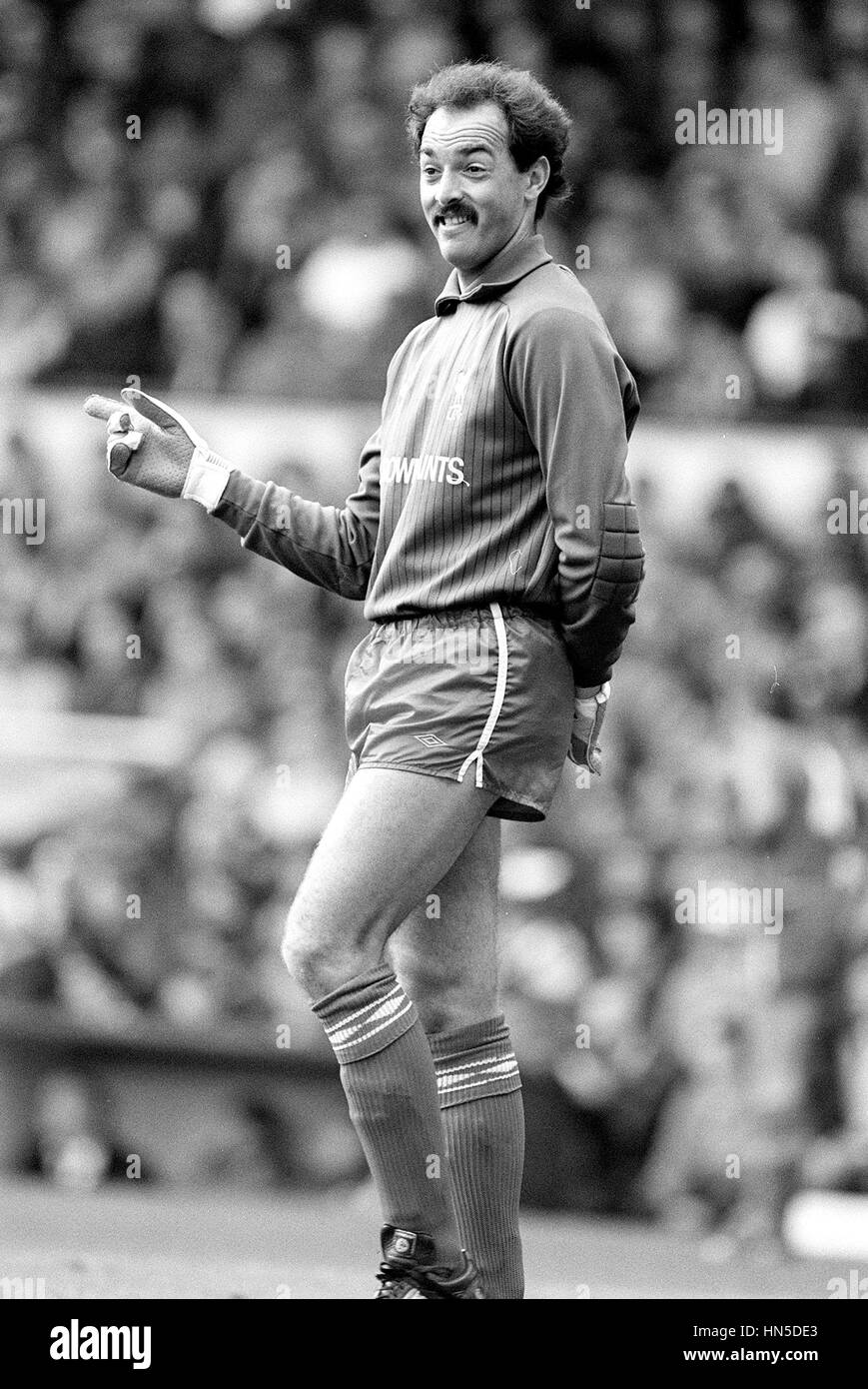BRUCE GROBBELAAR LIVERPOOL FC 16 April 1985 Stock Photo - Alamy