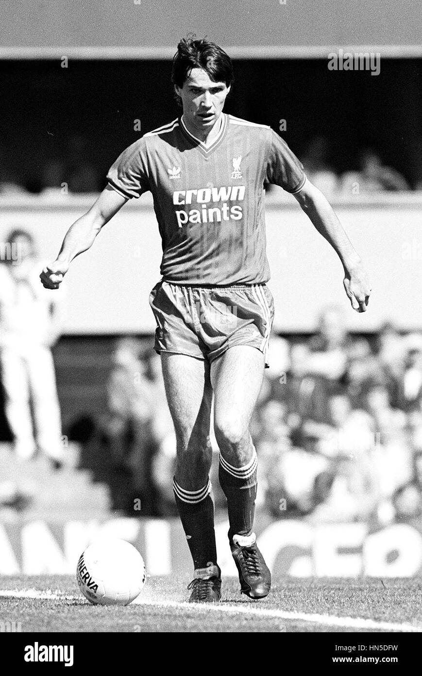 ALAN HANSEN LIVERPOOL FC 16 September 1985 Stock Photo - Alamy