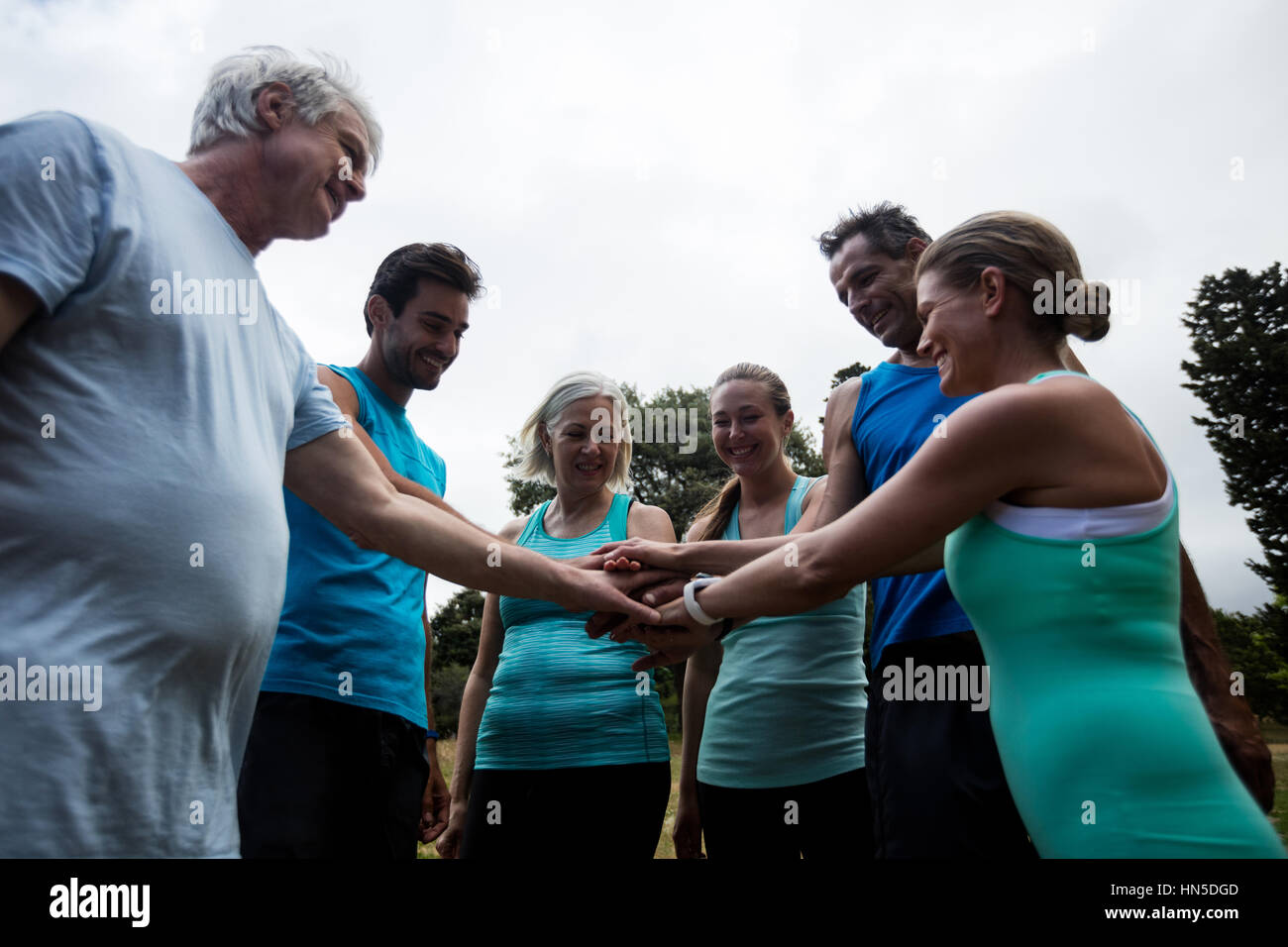 Hand stack sport hi-res stock photography and images - Alamy