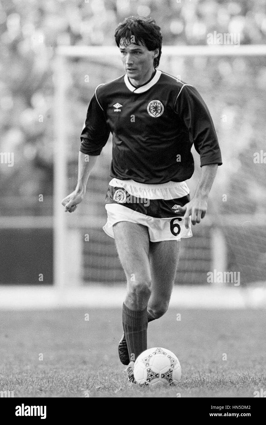 ALAN HANSEN SCOTLAND & LIVERPOOL FC 18 October 1986 Stock Photo - Alamy
