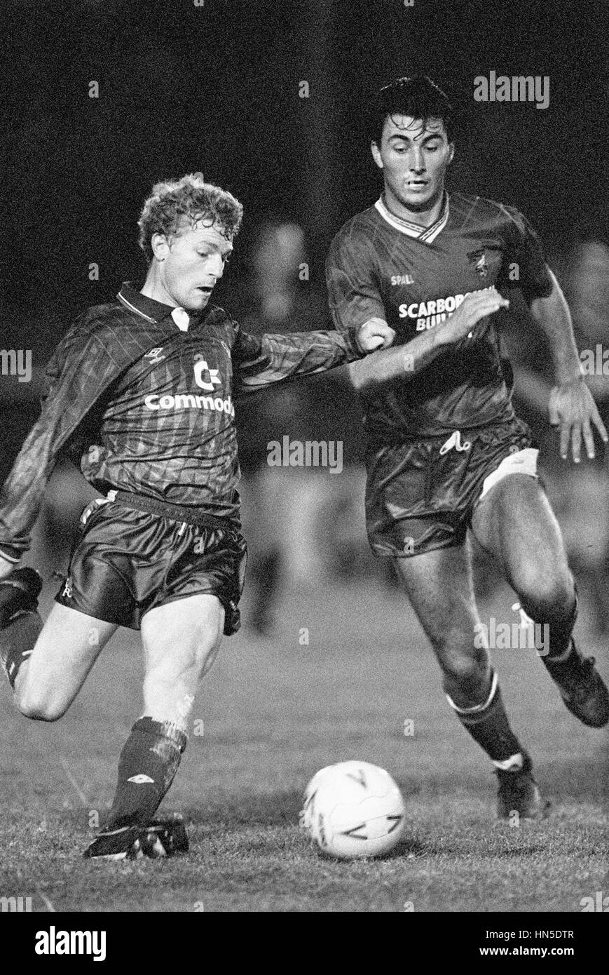 PAUL ROBINSON & MICKY HAZZARD SCARBOROUGH V CHELSEA FC MCCAIN STADIUM ...
