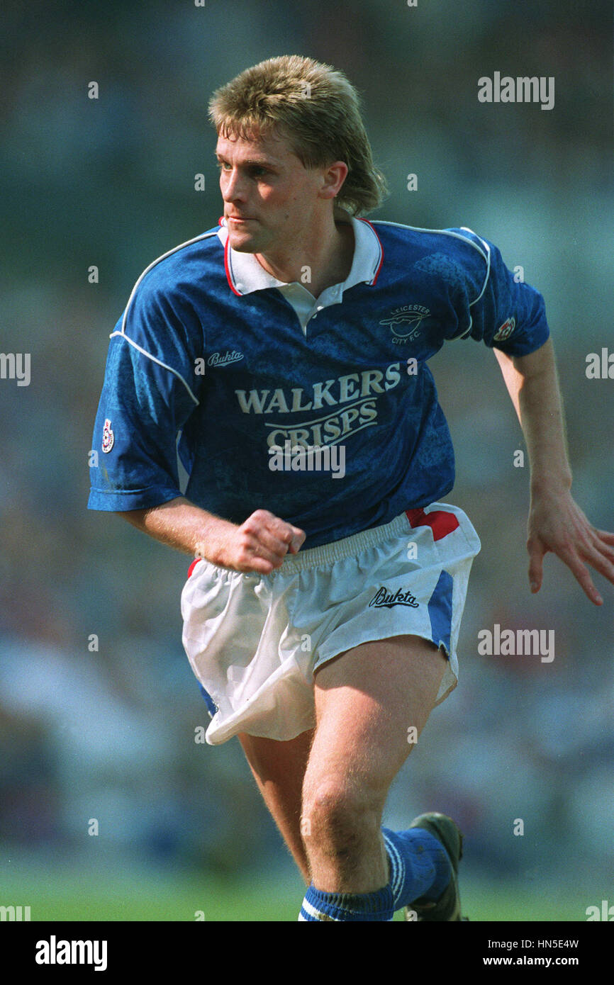 PHIL GEE LEICESTER CITY FC 13 April 1992 Stock Photo - Alamy