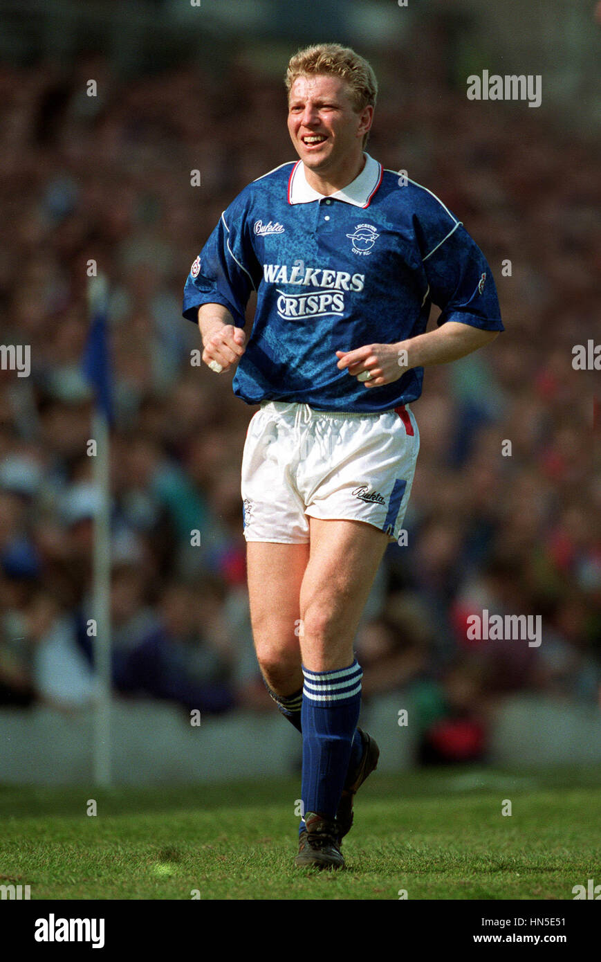 NICKY PLATNAUER LEICESTER CITY FC 13 April 1992 Stock Photo - Alamy
