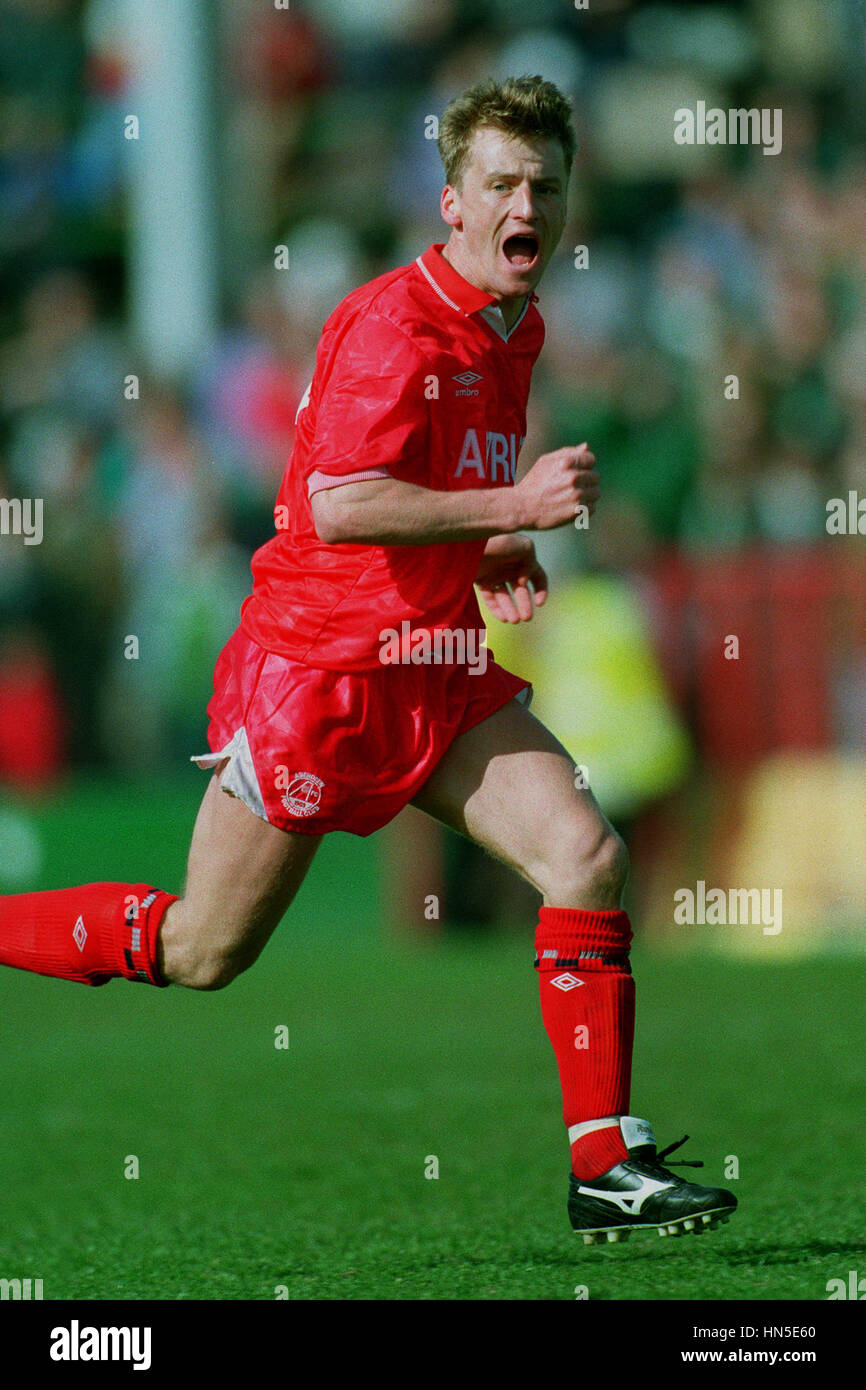 DAVID WINNIE ABERDEEN FC 25 April 1992 Stock Photo - Alamy
