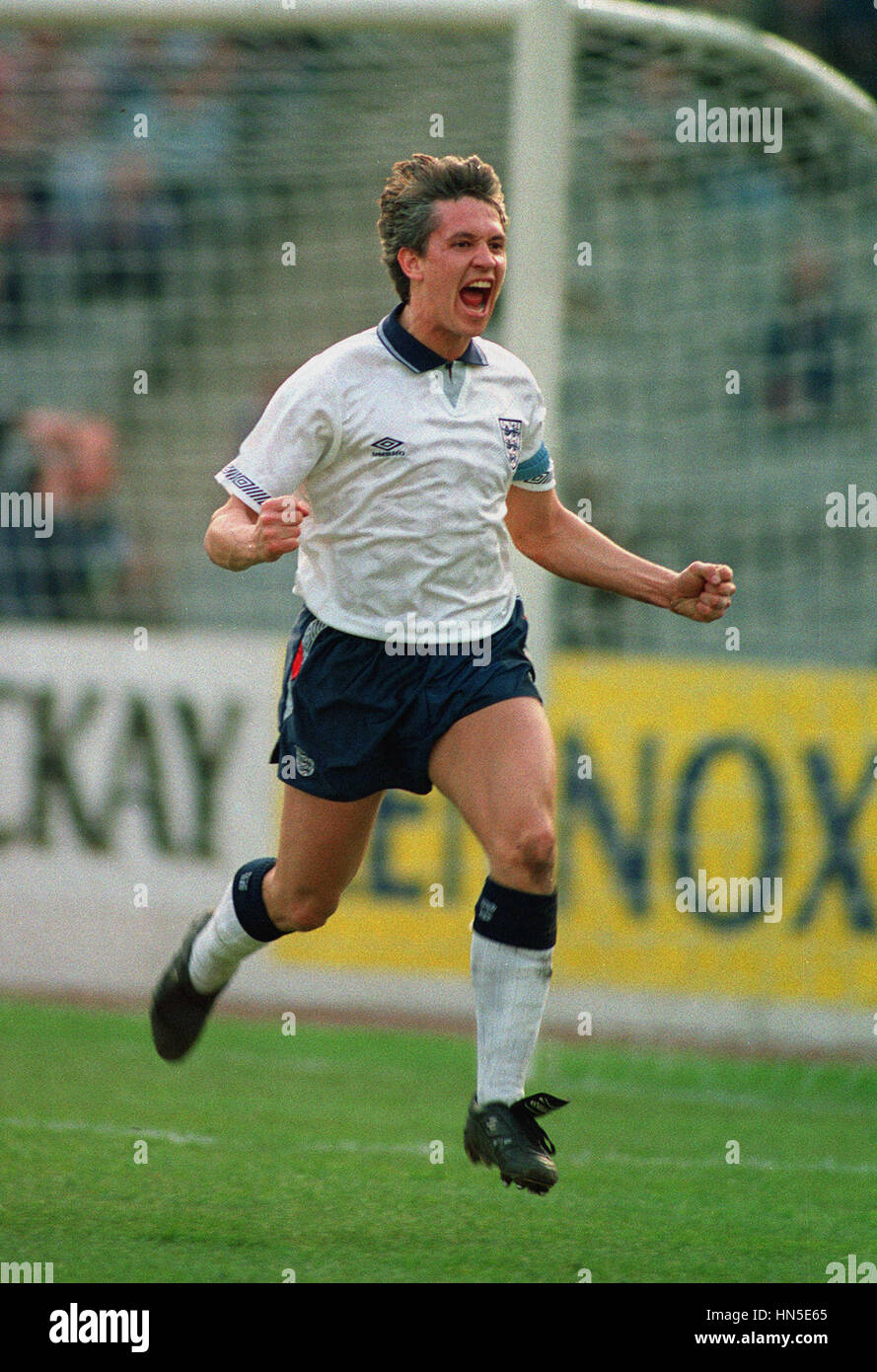 GARY LINEKER ENGLAND & TOTTENHAM HOTSPUR FC 01 May 1992 Stock Photo - Alamy