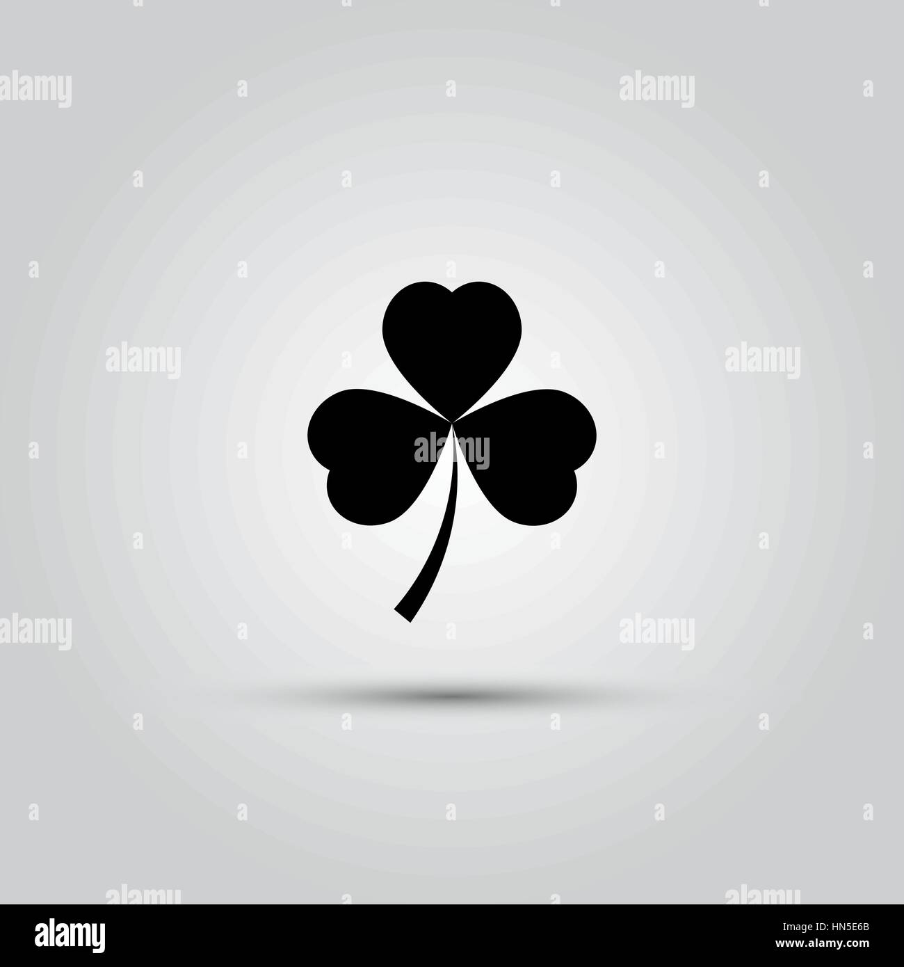 Black Shamrock Logo