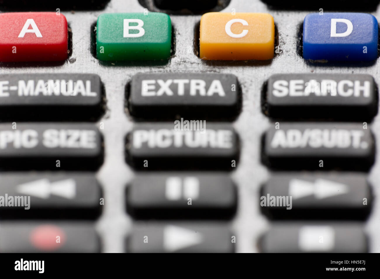 Control of a television camera photographed closely. Horizontal shot ...