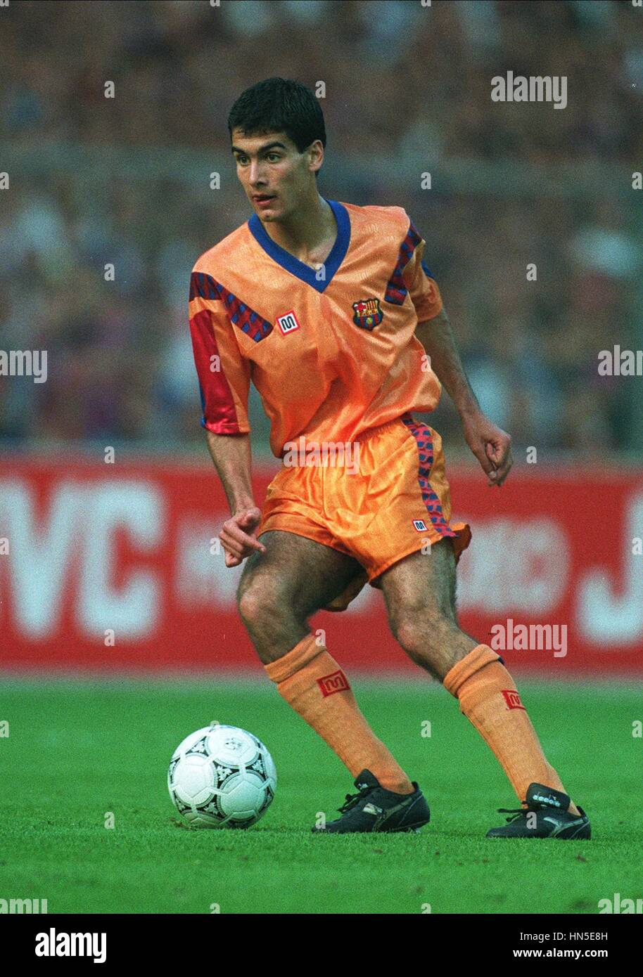 Pep guardiola barcelona 1992 hi-res stock photography and images - Alamy