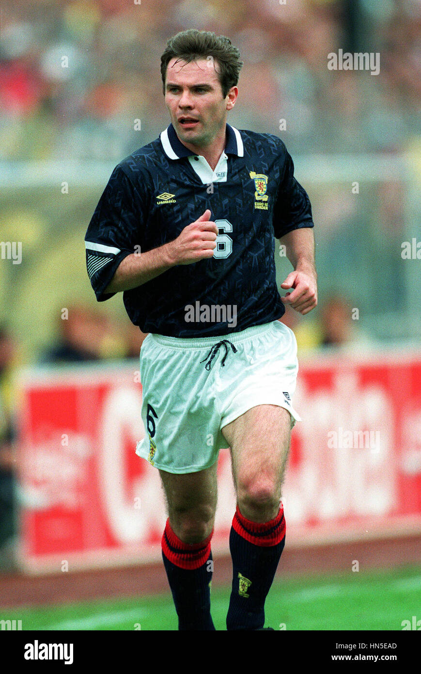 BRIAN MCCLAIR SCOTLAND & MANCHESTER UNITED 22 June 1992 Stock Photo - Alamy