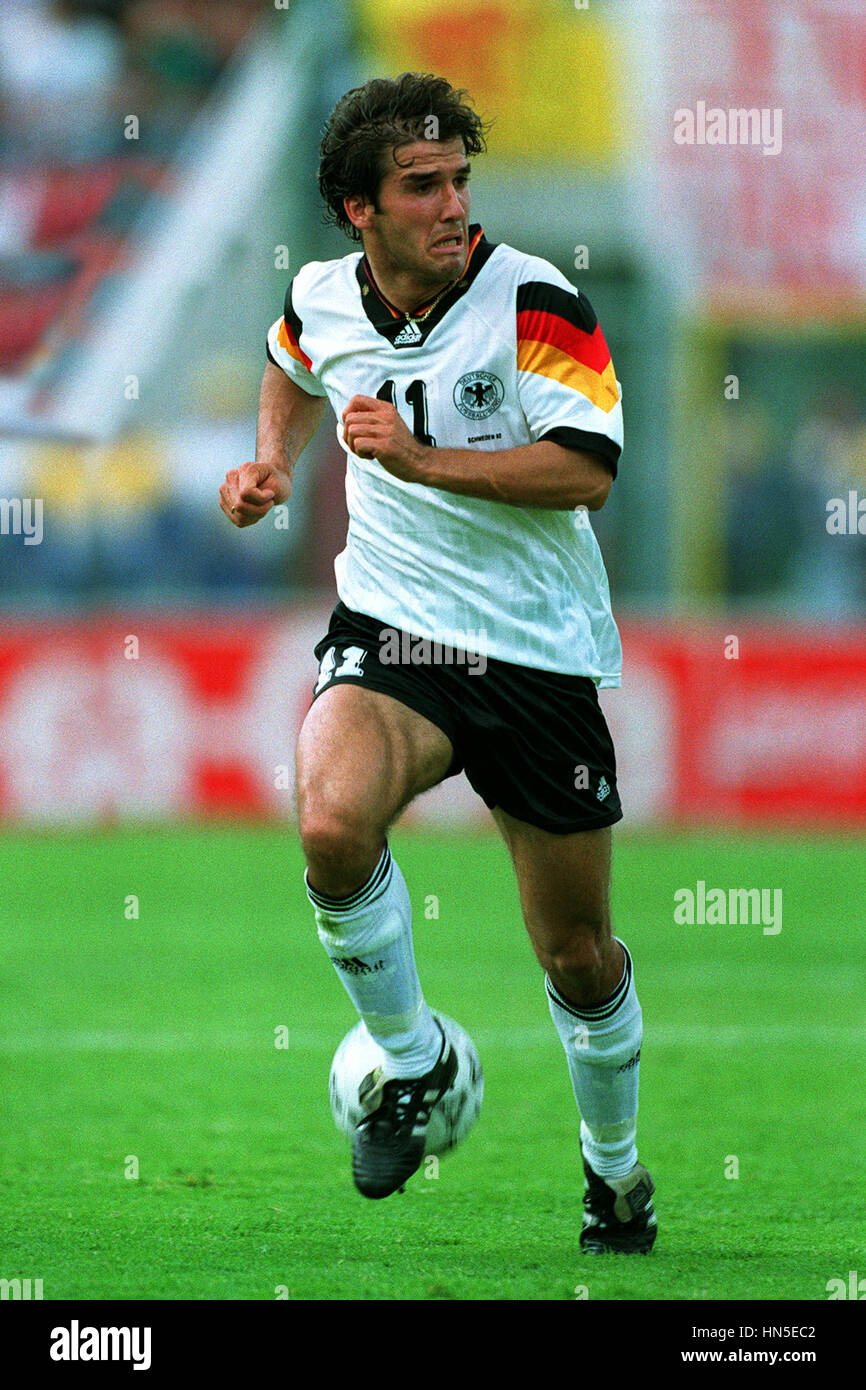 KARLHEINZ RIEDLE GERMANY 22 June 1992 Stock Photo - Alamy