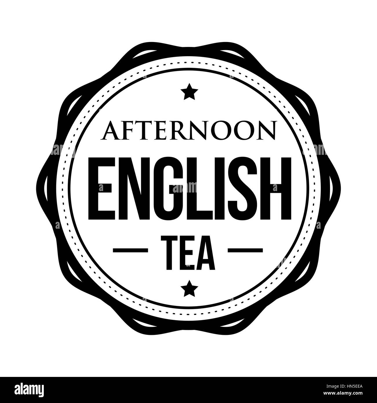 English afternoon tea Stock Vector Images - Alamy