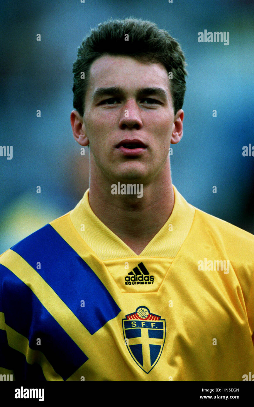 PATRIK ANDERSSON SWEDEN & MALMO FF FC 08 July 1992 Stock Photo - Alamy
