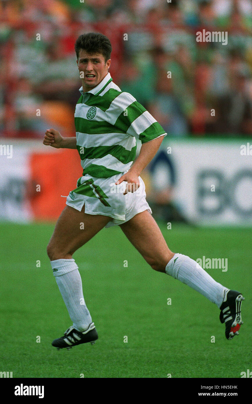 JOHN COLLINS GLASGOW CELTIC FC 20 July 1992 Stock Photo - Alamy