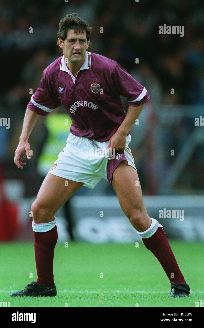 GRAEME HOGG HEART OF MIDLOTHIAN FC 29 July 1992 Stock Photo - Alamy