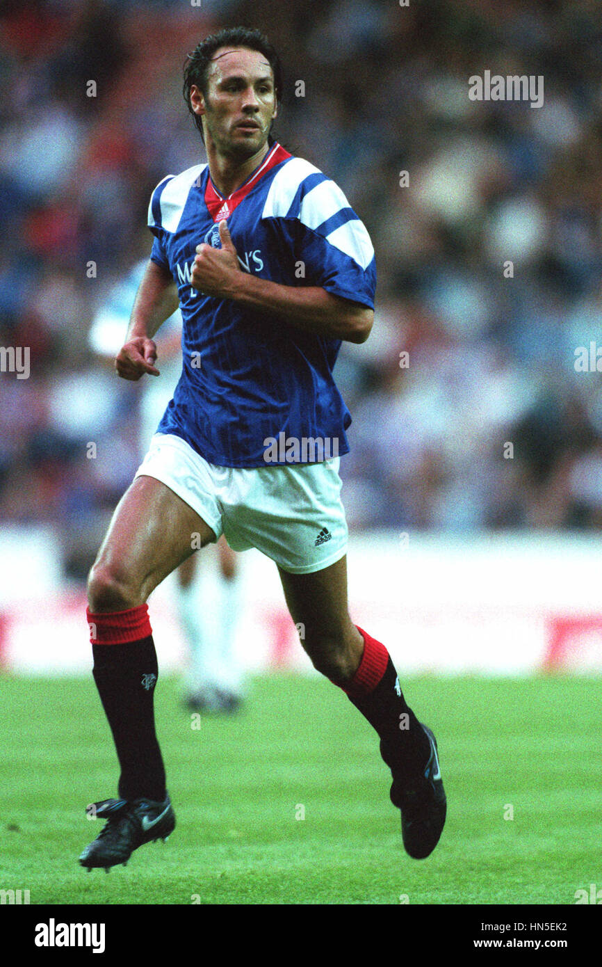 MARK HATELEY GLASGOW RANGERS FC 29 July 1992 Stock Photo - Alamy