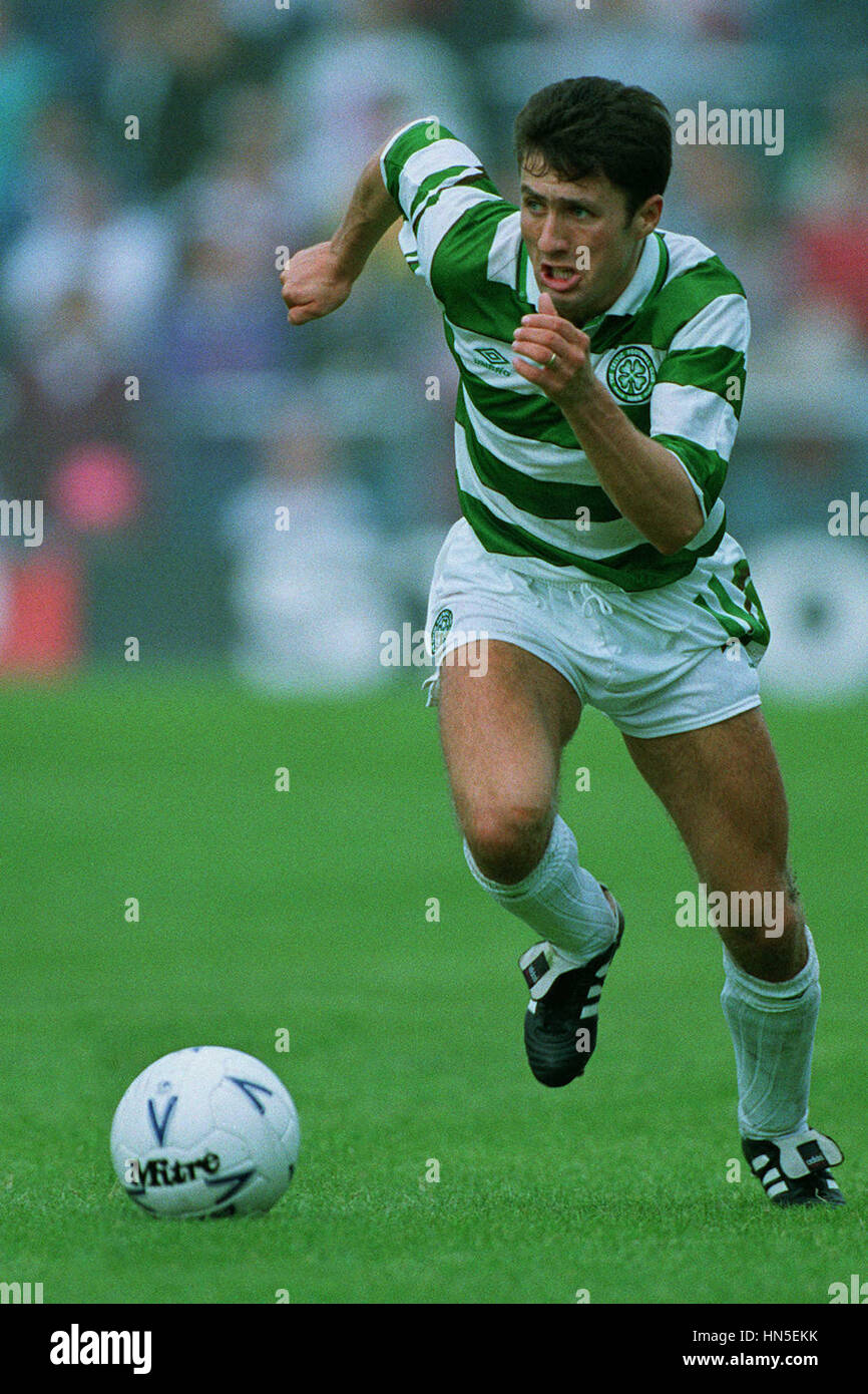 JOHN COLLINS GLASGOW CELTIC FC 03 August 1992 Stock Photo - Alamy
