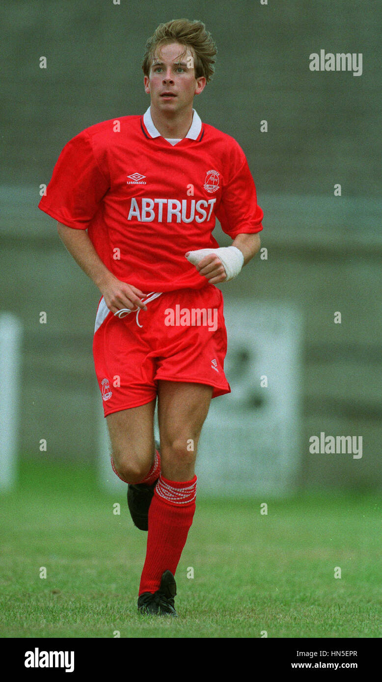 STEPHEN WRIGHT ABERDEEN FC 11 August 1992 Stock Photo - Alamy