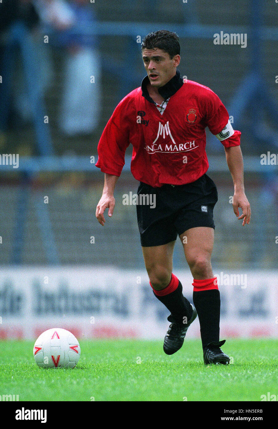 ANGEL PEDRAZA RCD MALLORCA 12 August 1992 Stock Photo - Alamy