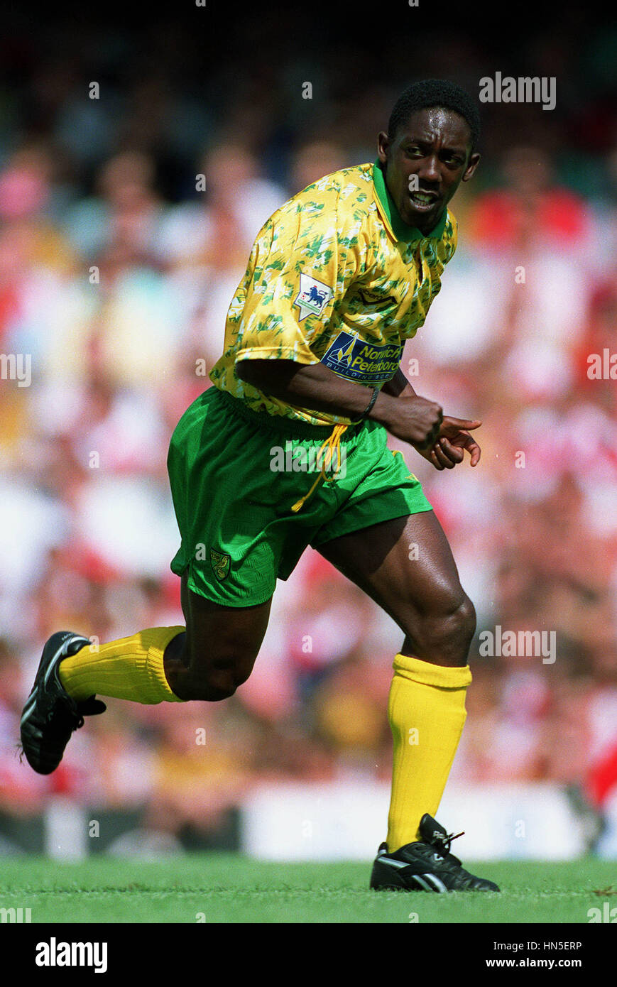 RUEL FOX NORWICH CITY FC 17 August 1992 Stock Photo - Alamy