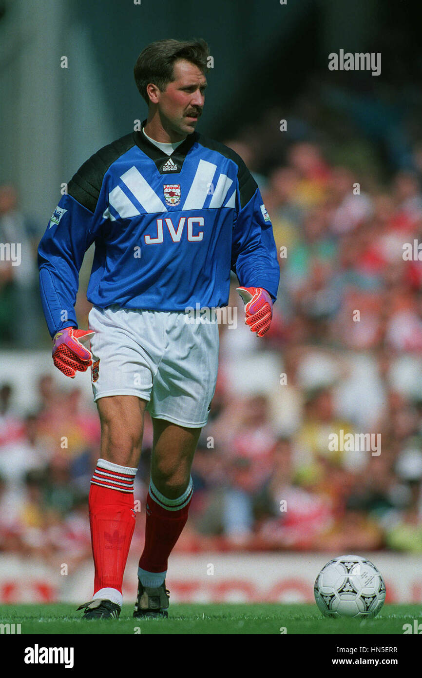 DAVID SEAMAN ARSENAL FC 17 August 1992 Stock Photo - Alamy
