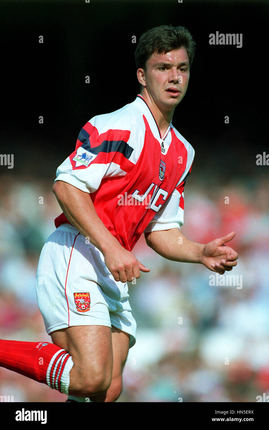 ANDY LINIGHAN ARSENAL FC 17 August 1992 Stock Photo - Alamy