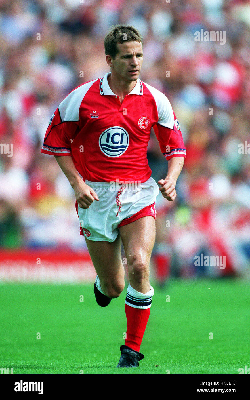 CHRIS MORRIS MIDDLESBROUGH FC 17 August 1992 Stock Photo - Alamy
