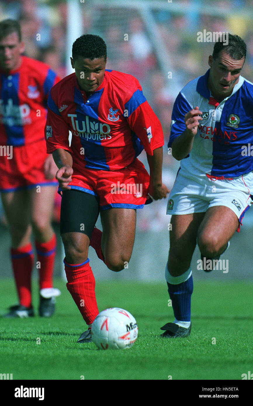 JOHN SALAKO CRYSTAL PALACE FC 17 August 1992 Stock Photo - Alamy