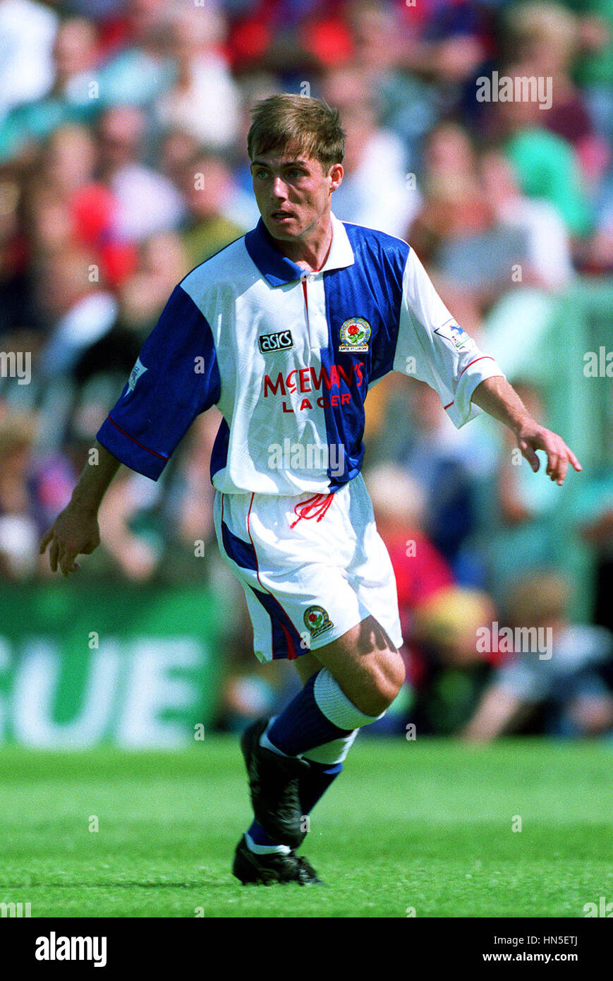 ALAN WRIGHT BLACKBURN ROVERS FC 17 August 1992 Stock Photo - Alamy