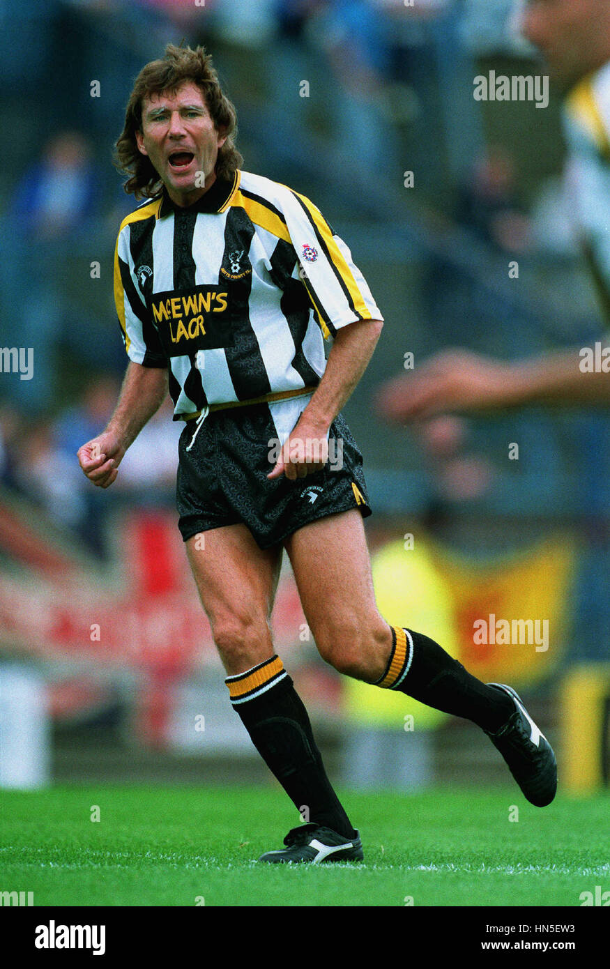 DON O'RIORDAN NOTTS COUNTY FC 17 August 1992 Stock Photo - Alamy