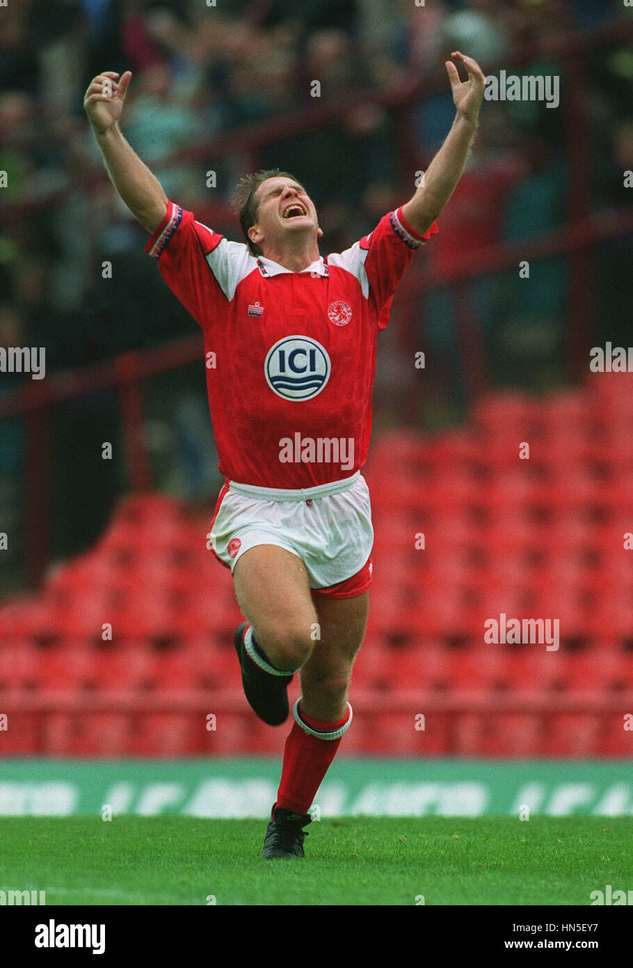 JOHN HENDRIE MIDDLESBROUGH FC 24 August 1992 Stock Photo - Alamy