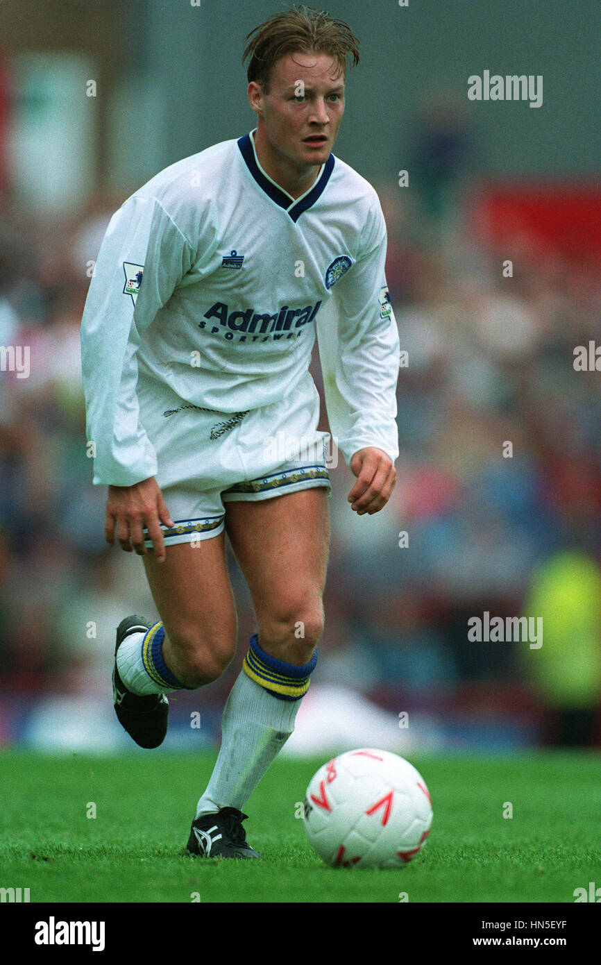 DAVID BATTY LEEDS UNITED FC 24 August 1992 Stock Photo - Alamy