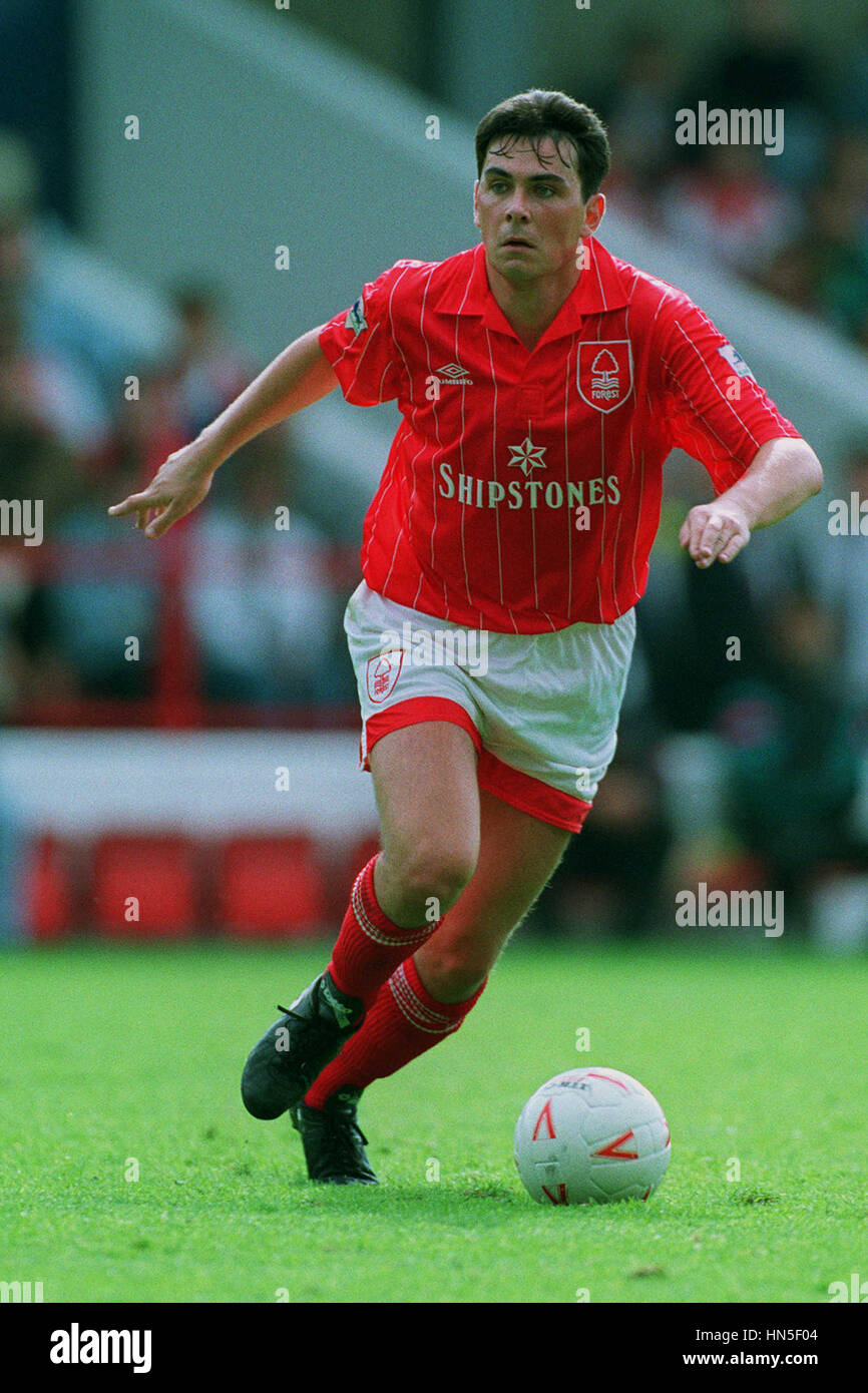 STEVE CHETTLE NOTTINGHAM FOREST FC 30 August 1992 Stock Photo - Alamy