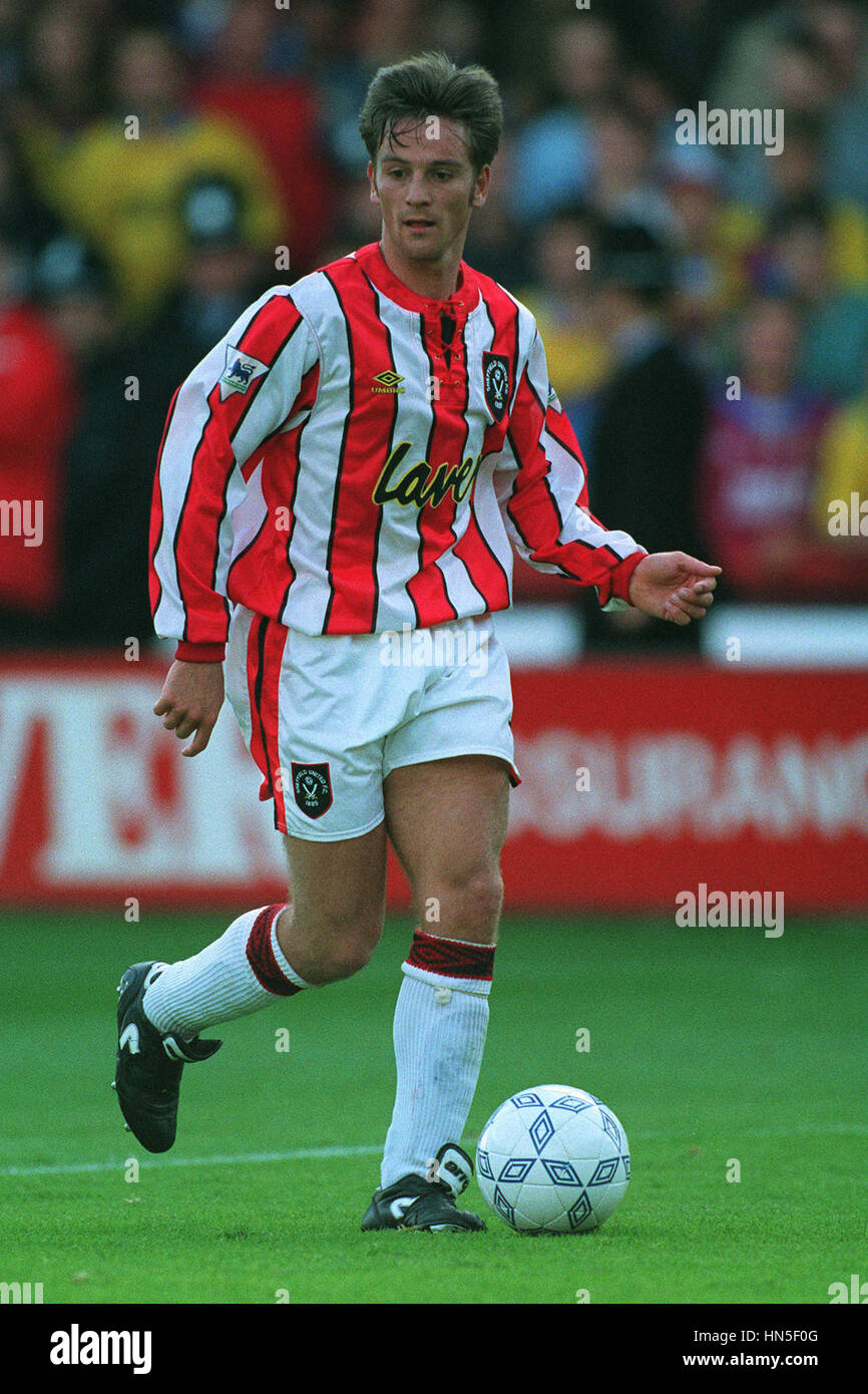 TOM COWAN SHEFFIELD UNITED FC 30 August 1992 Stock Photo - Alamy