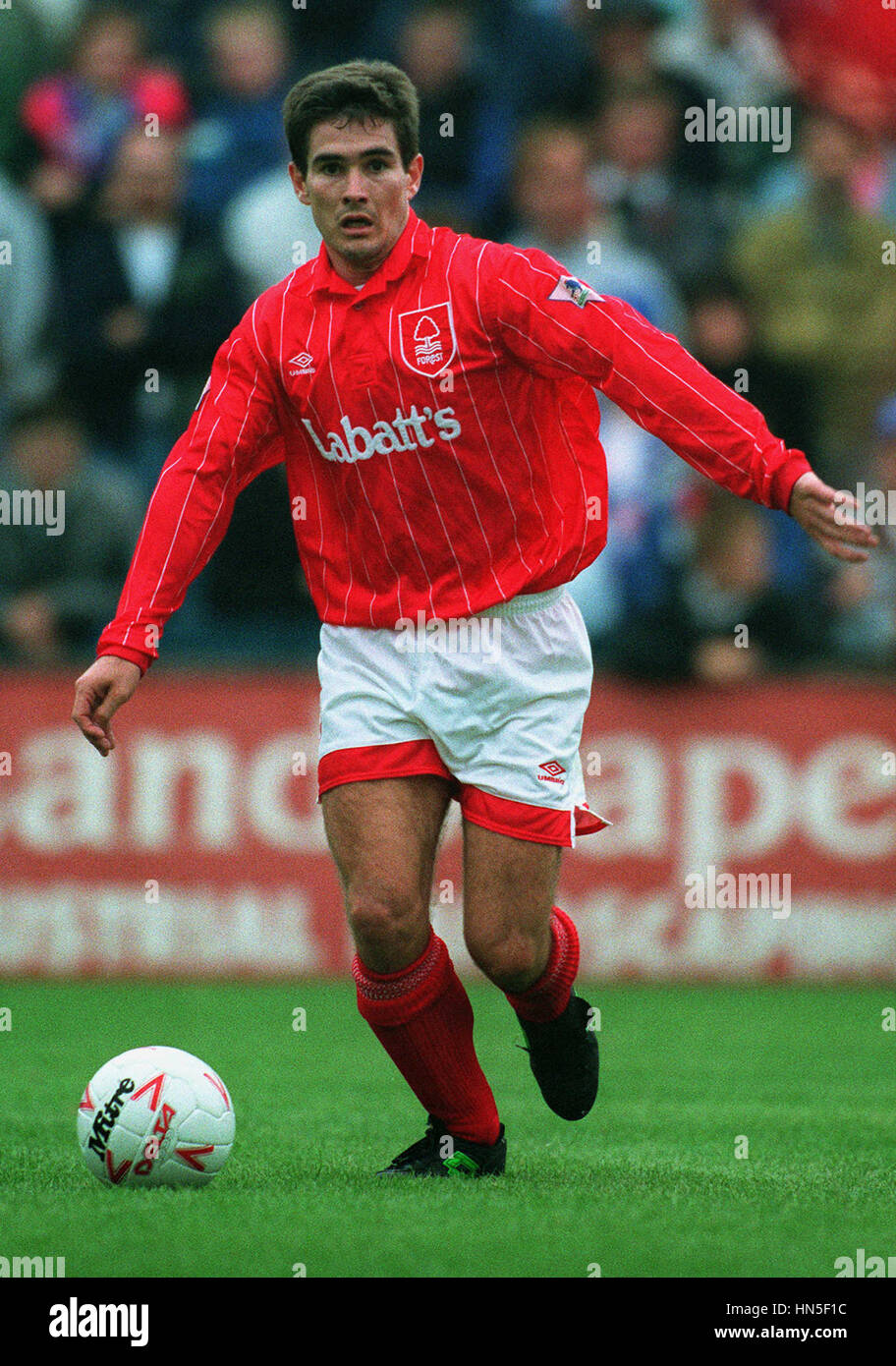 NIGEL CLOUGH NOTTINGHAM FOREST FC 02 September 1992 Stock Photo - Alamy