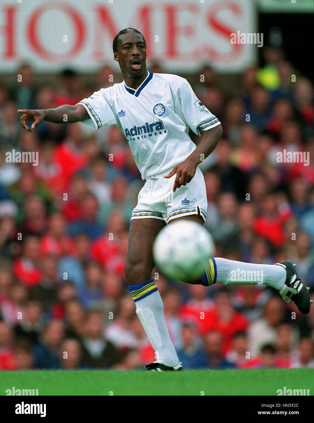 CHRIS WHYTE LEEDS UNITED FC 07 September 1992 Stock Photo - Alamy