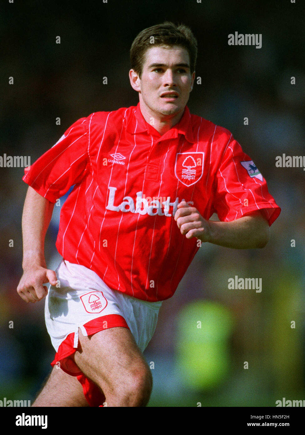 NIGEL CLOUGH NOTTINGHAM FOREST FC 07 September 1992 Stock Photo - Alamy