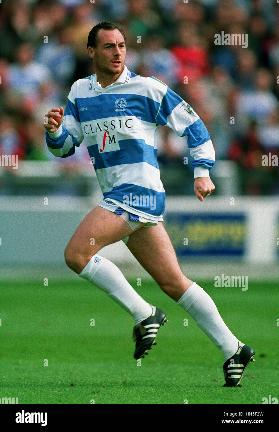 DAVID BARDSLEY QUEENS PARK RANGERS FC 08 September 1992 Stock Photo - Alamy