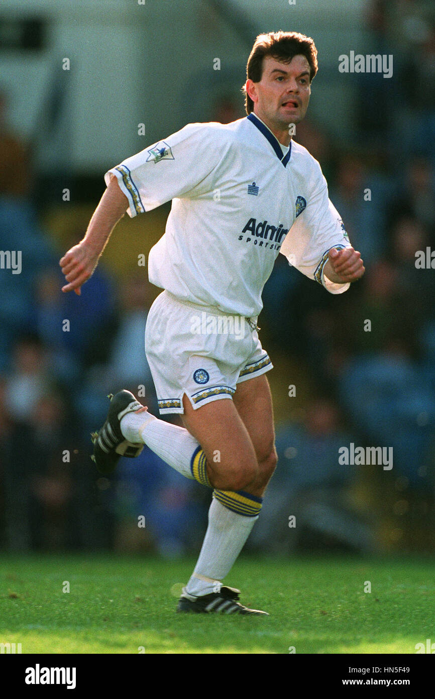 STEVE HODGE LEEDS UNITED FC 14 September 1992 Stock Photo - Alamy