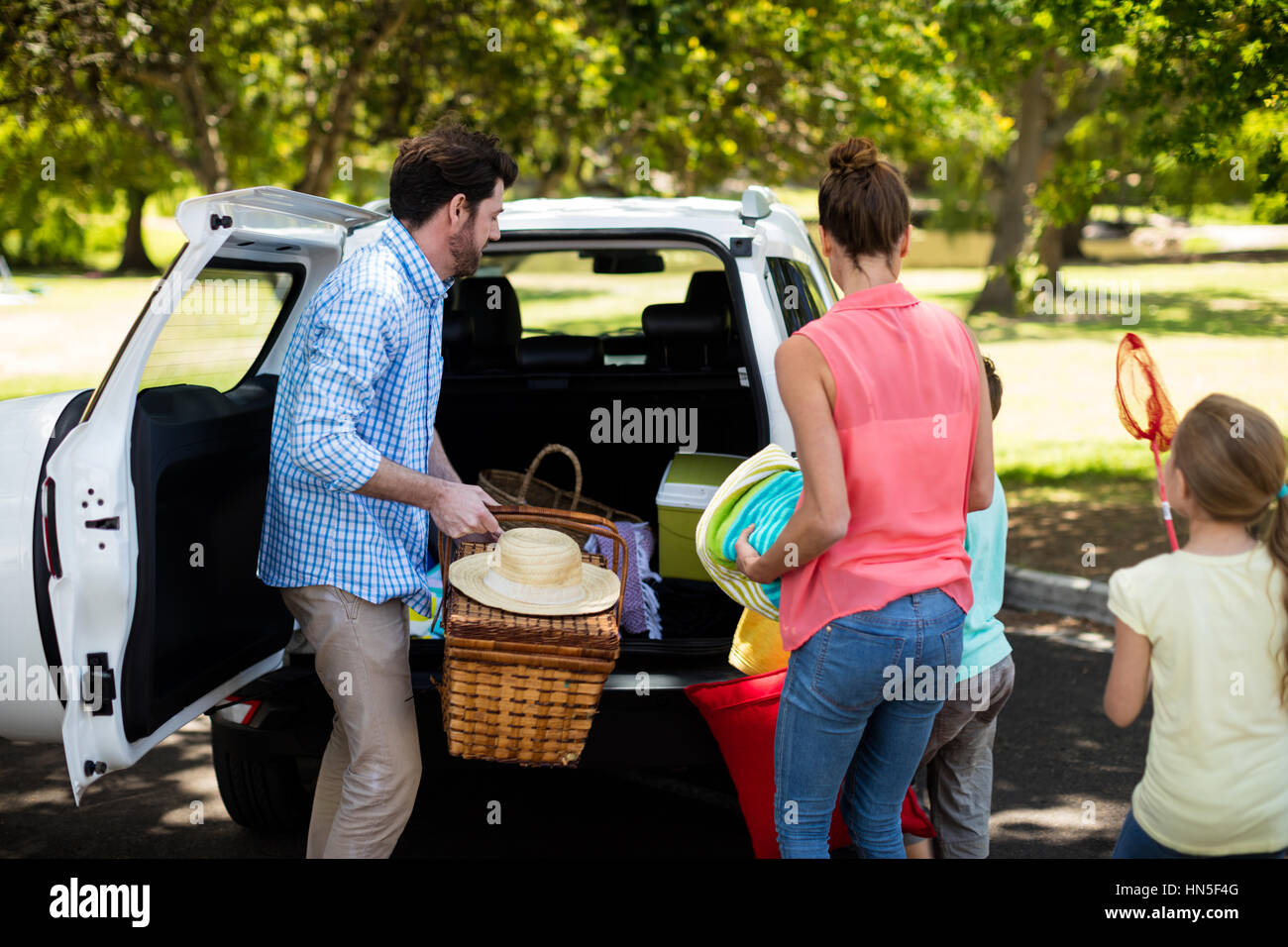 Picnic in car park hi-res stock photography and images - Alamy