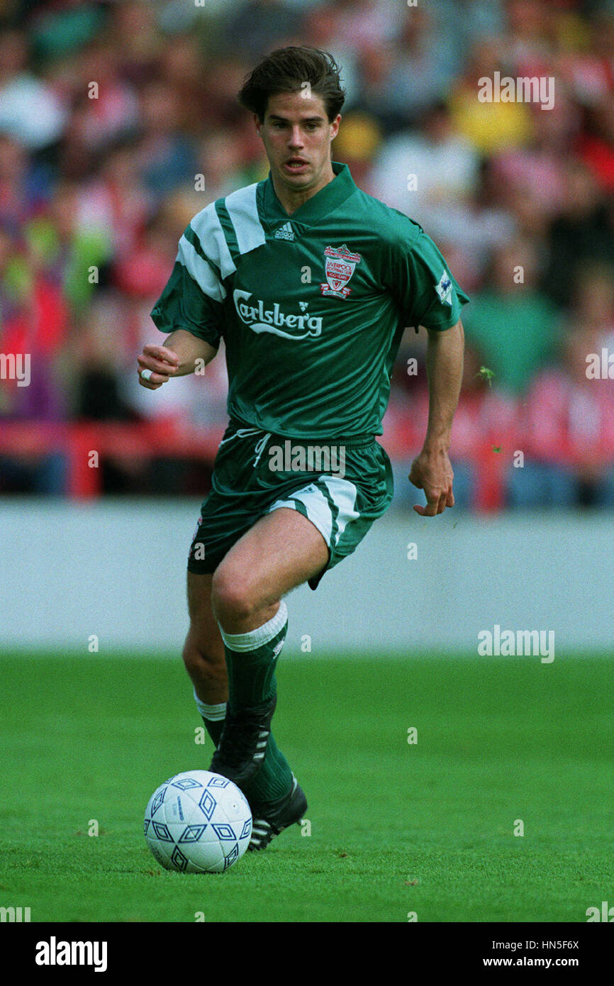 JAMIE REDKNAPP LIVERPOOL FC 15 September 1992 Stock Photo - Alamy