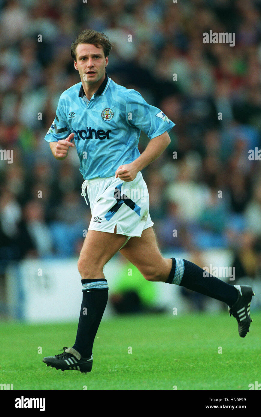 ANDY HILL MANCHESTER CITY FC 22 September 1992 Stock Photo - Alamy