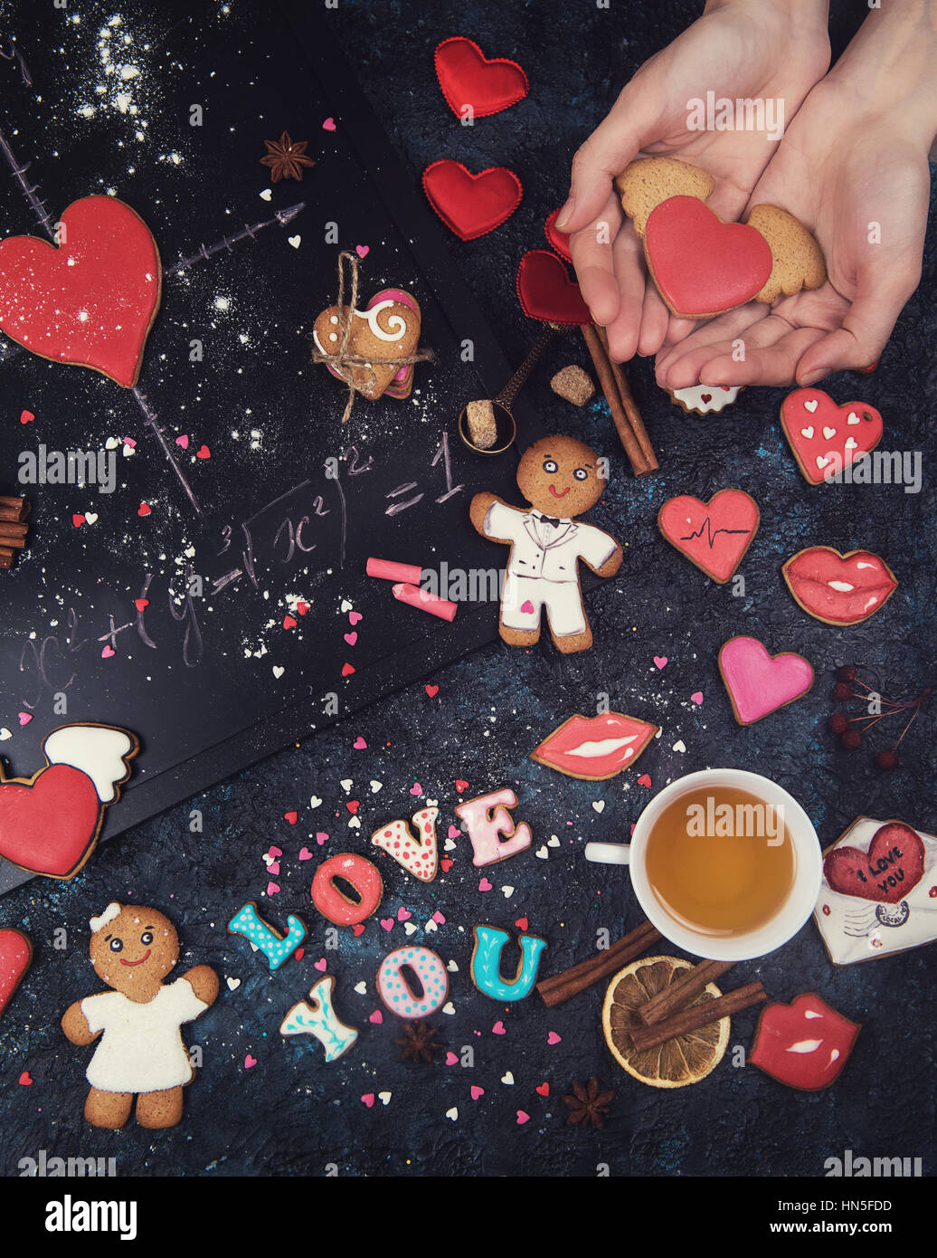 Heart love math mathematics hi-res stock photography and images - Alamy