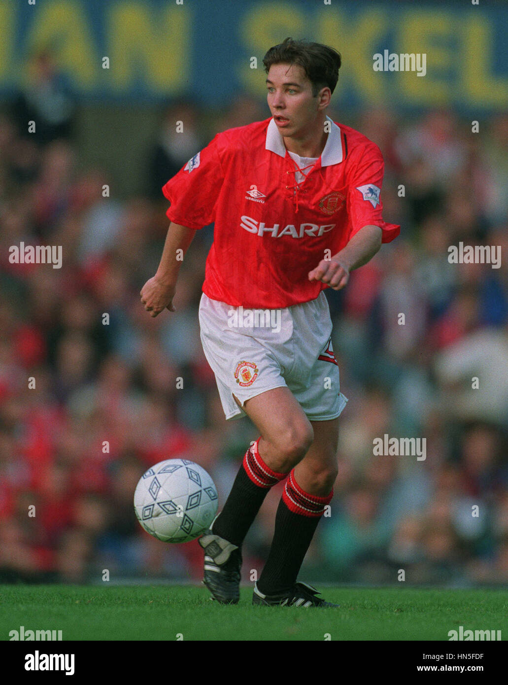 DARREN FERGUSON MANCHESTER UNITED FC 01 October 1992 Stock Photo - Alamy