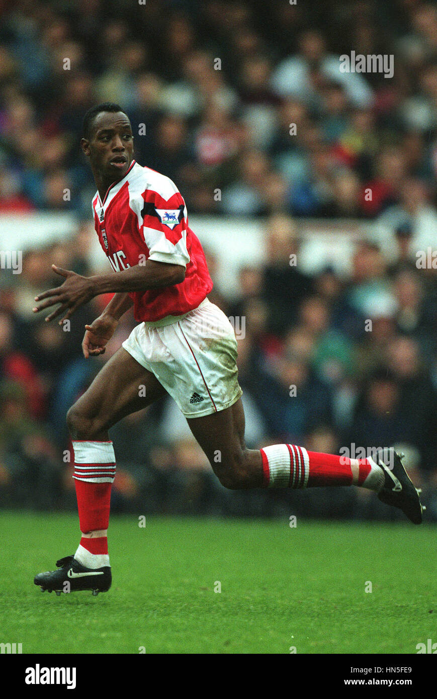 Ian wright arsenal 1992 hi-res stock photography and images - Alamy