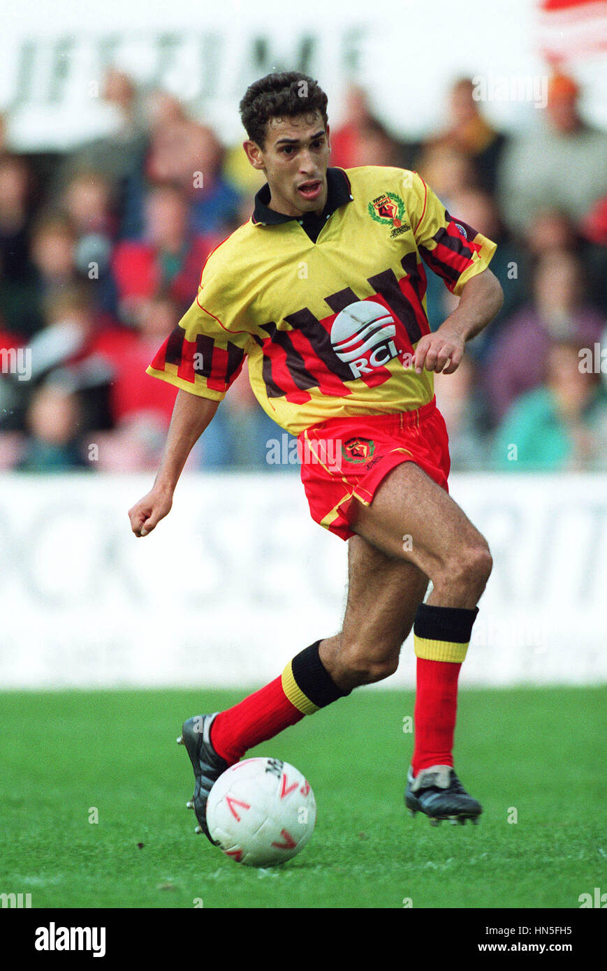 LEE NOGAN WATFORD FC 12 October 1992 Stock Photo - Alamy