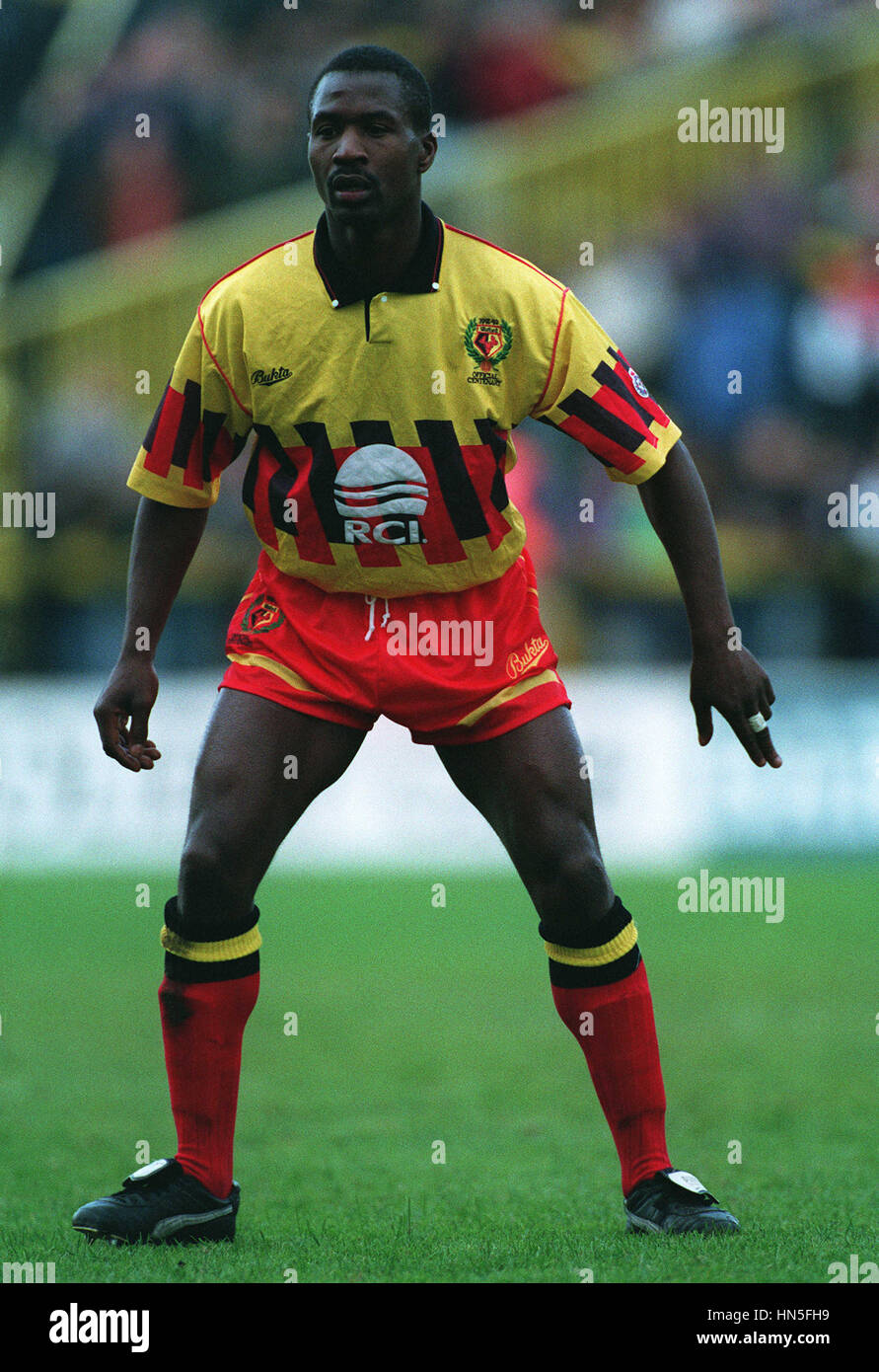 KEITH DUBLIN WATFORD FC 12 October 1992 Stock Photo - Alamy